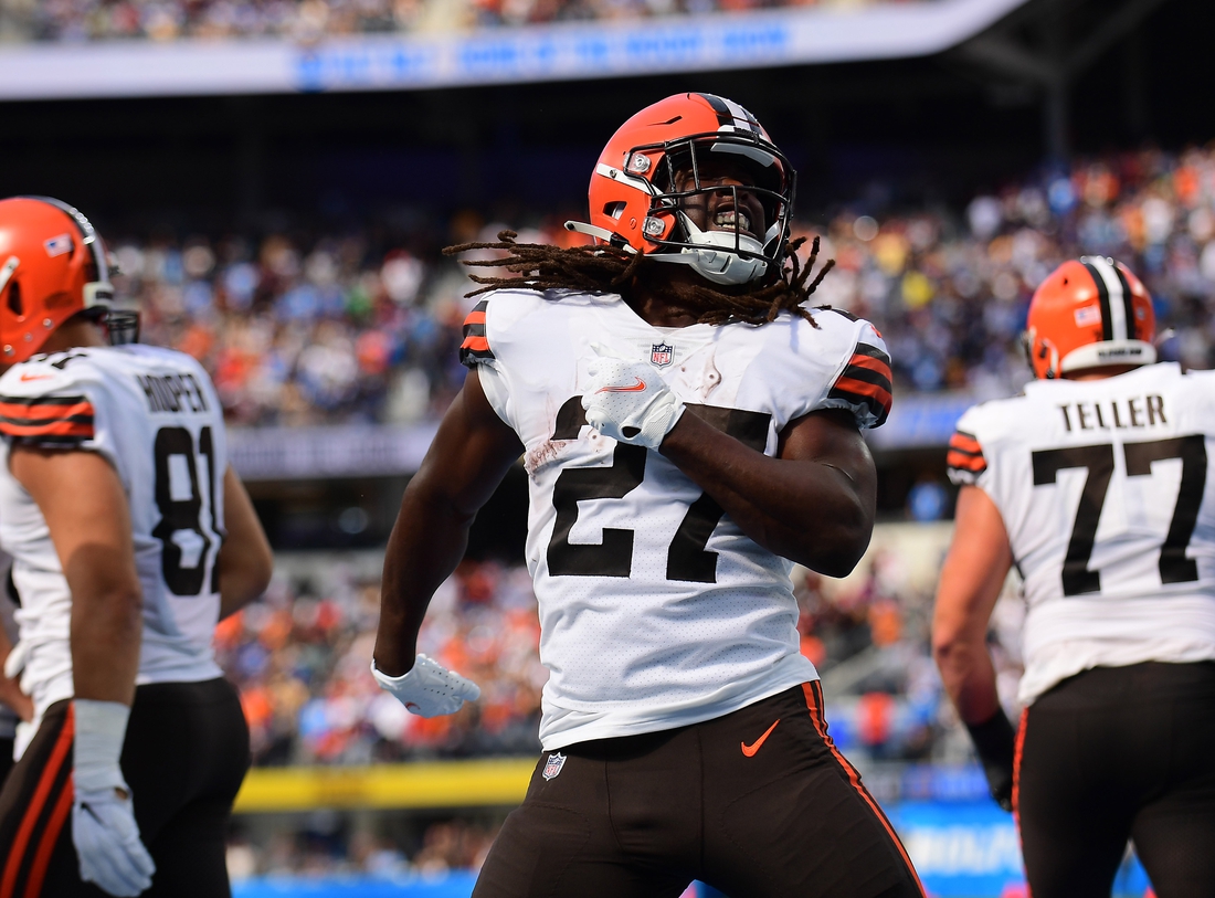 NFL: Browns activate RB Kareem Hunt, RT Jack Conklin from IR
