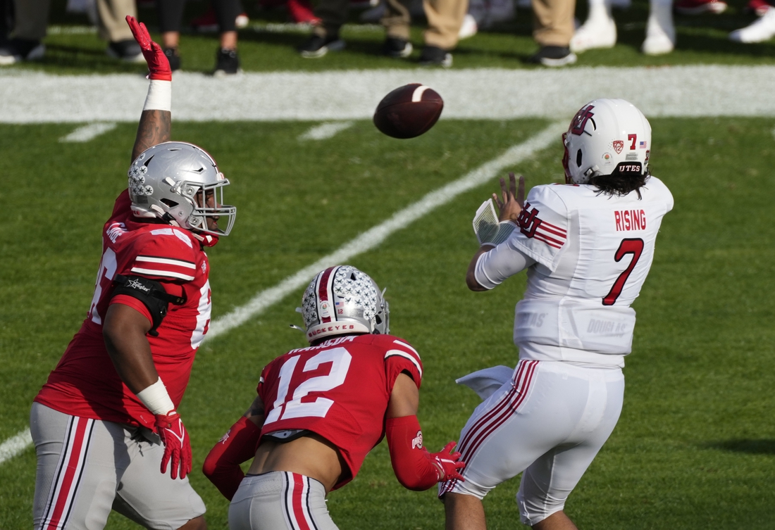 NCAAF: Ohio St. S Lathan Ransom suffers leg injury