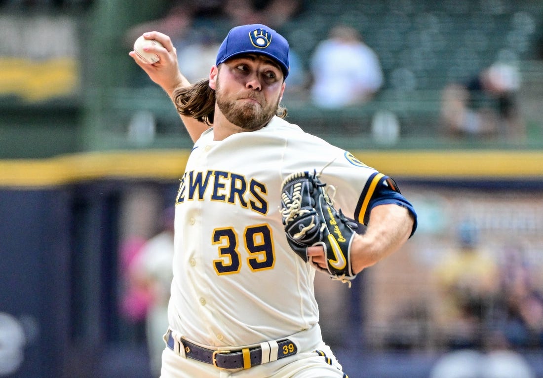 MLB: Corbin Burnes fans 14, Brewers top Giants to open twin bill