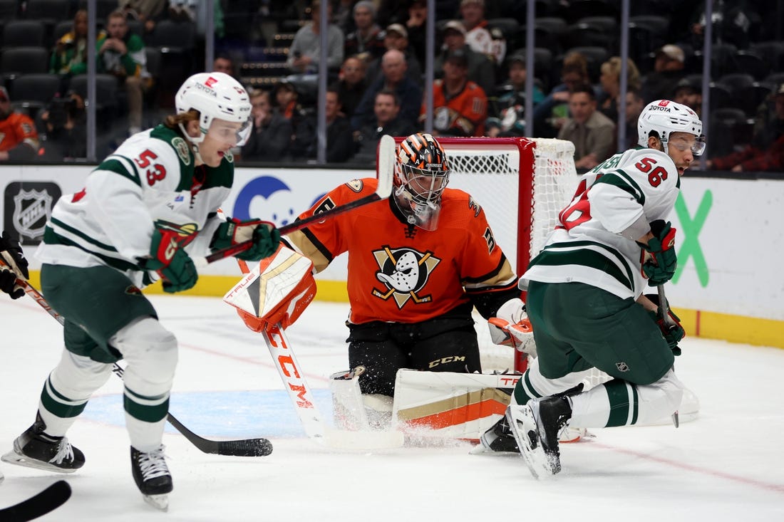 NHL: Kirill Kaprizov's 2 power-play goals lift Wild past Ducks
