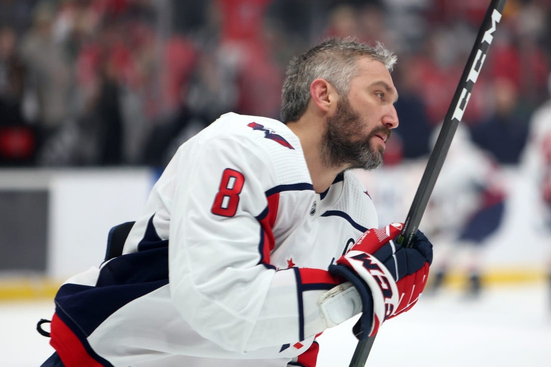 NHL: Capitals scratch Alex Ovechkin (lower body) vs. Rangers