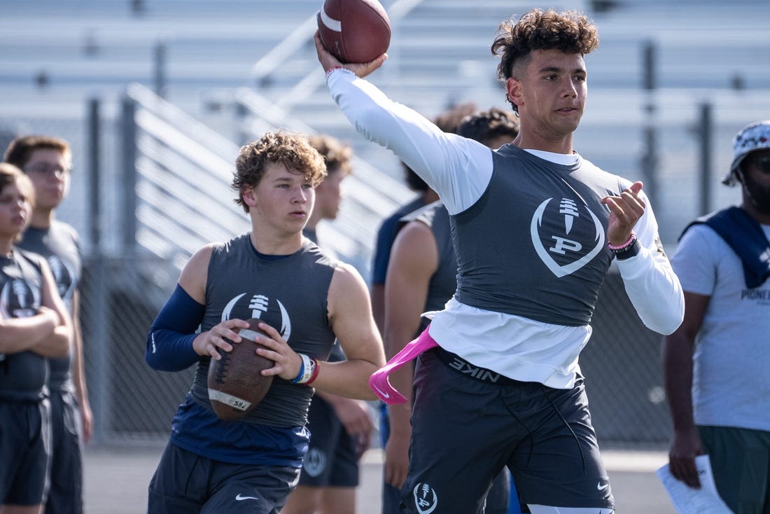 NCAAF: Top 2024 recruit QB Dylan Raiola commits to Georgia