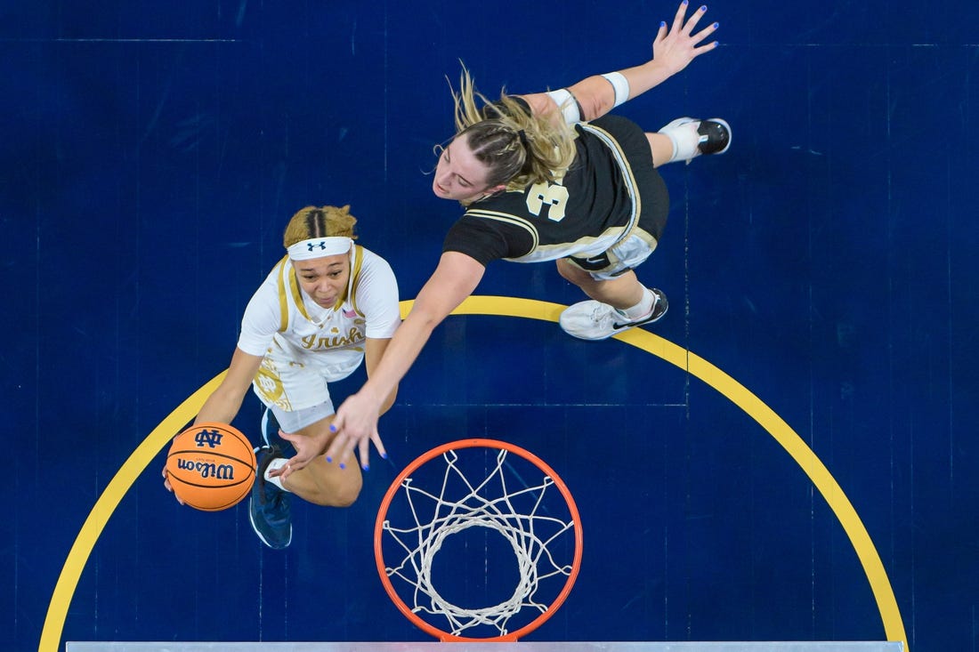 WNCAAB: Women's Top 25 roundup: No. 14 Notre Dame crushes Purdue