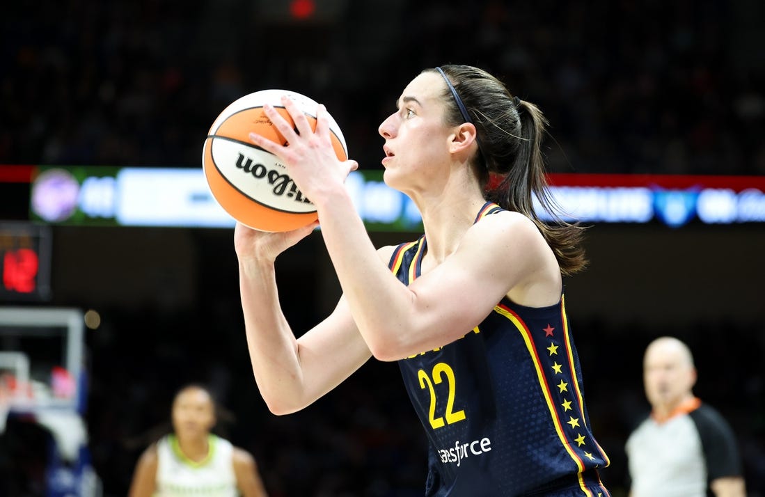 WNBA: Caitlin Clark scores 21 in first preseason game as a pro