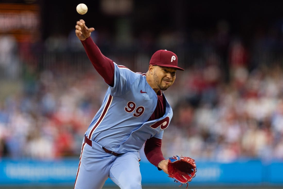 MLB: Phillies' Taijuan Walker hit by liner on toe; X-rays negative