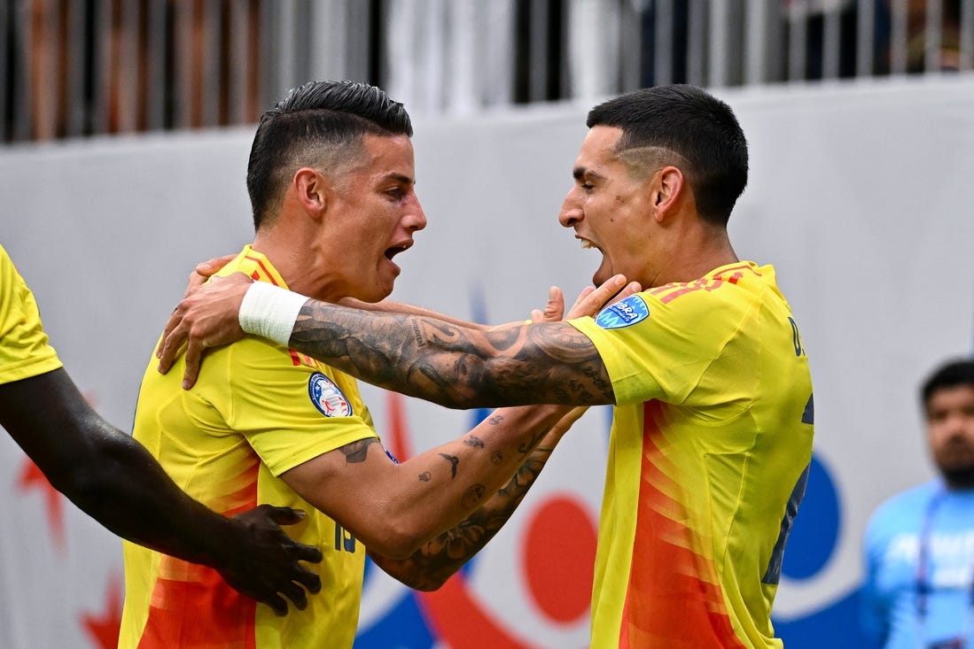 CONCACAF: Colombia opens Copa Group D action by topping Paraguay