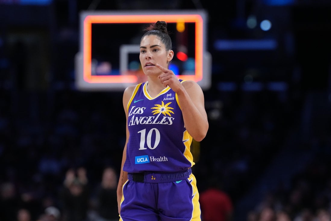 WNBA: Agitated Kelsey Plum leads Sparks in return visit to face Aces