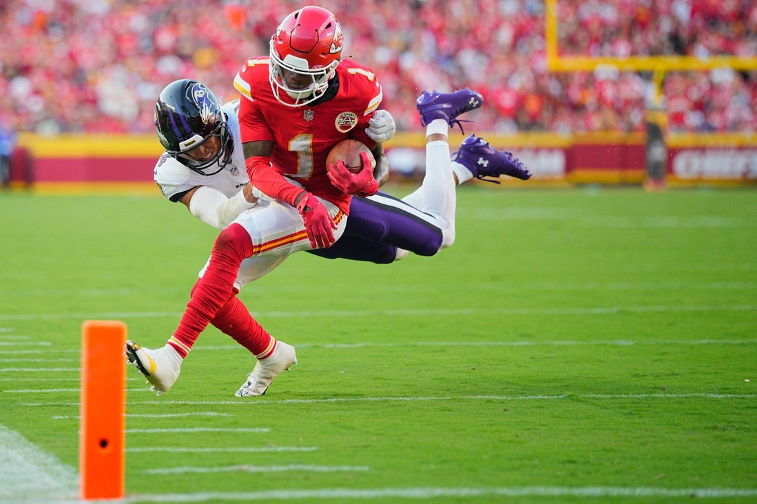 NFL: Chiefs downgrade WR Xavier Worthy to questionable vs. Jaguars