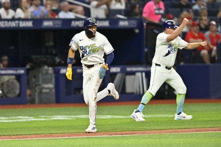 MLB: Rays’ Chandler Simpson (mouth), Taylor Walls (hamstring) exit vs ...